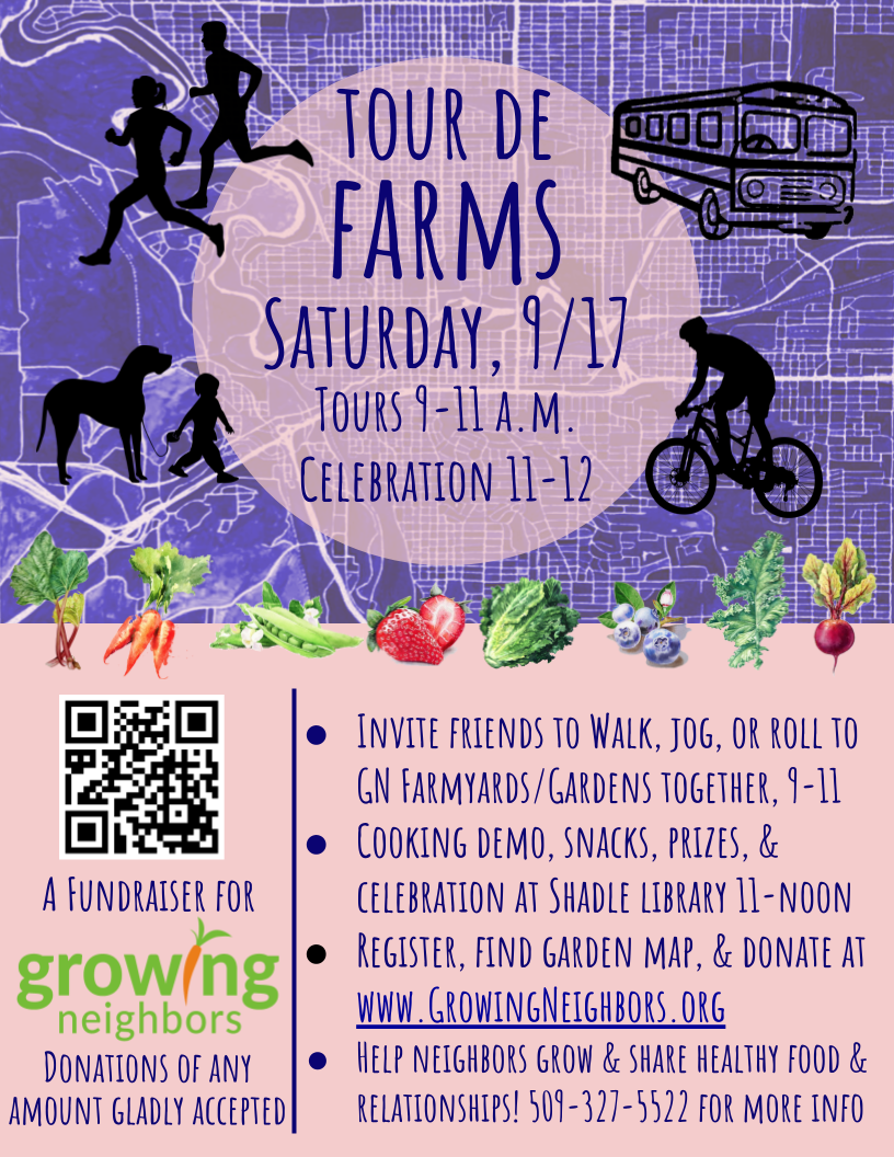 The Tour de Farms is back on 9/17! – Growing Neighbors